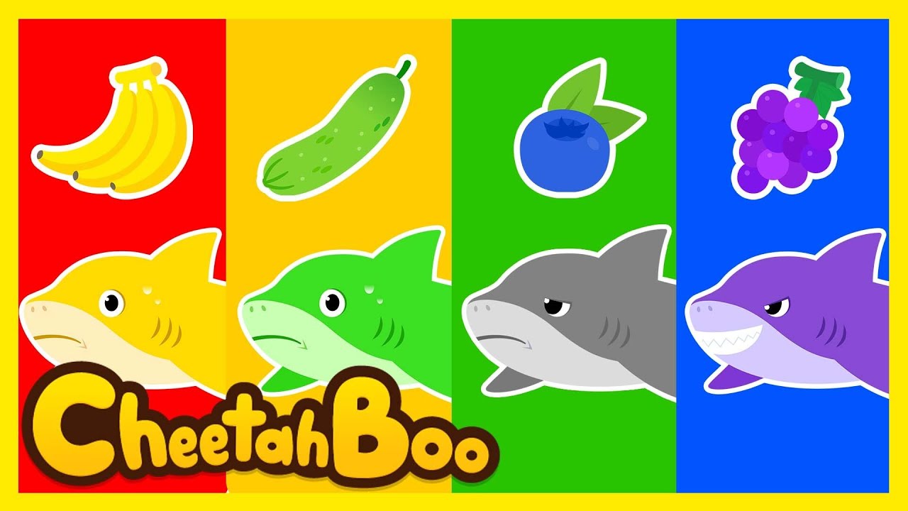What color Shark am I? | Best Sea Animal Color Play Compilation | Color ...