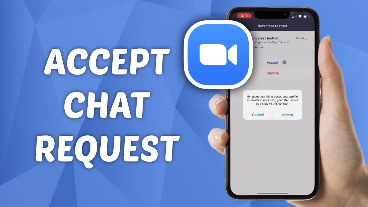 How to Accept Zoom Chat Requests - YouTube