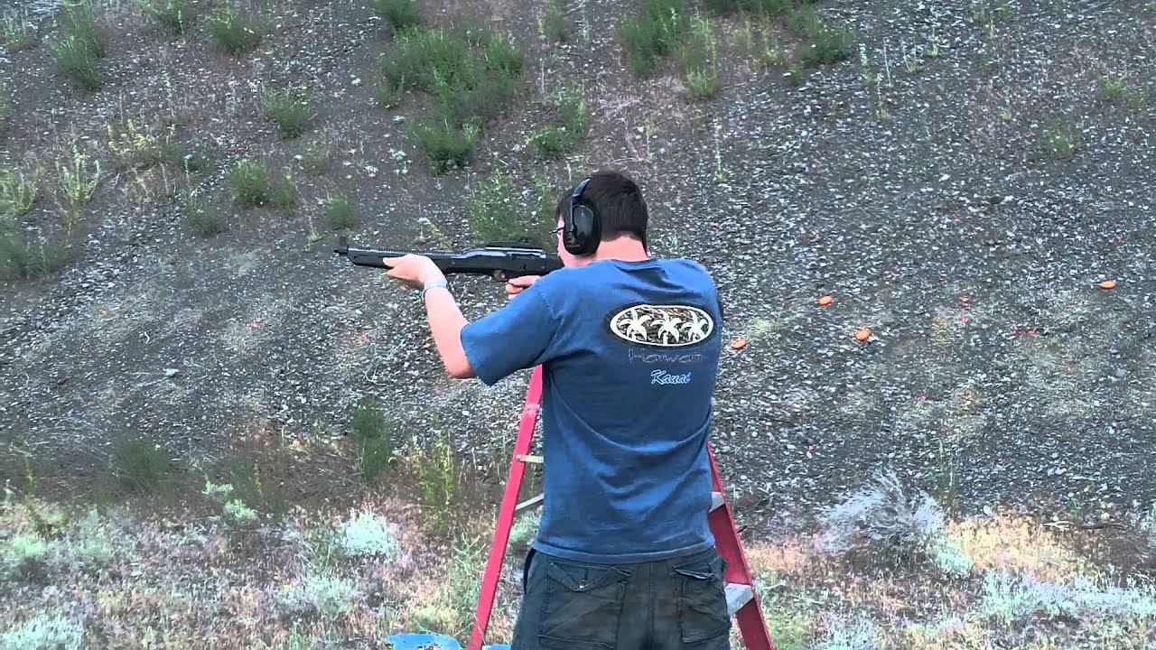 Shooting 9mm Semi Automatic Assault Rifle - YouTube