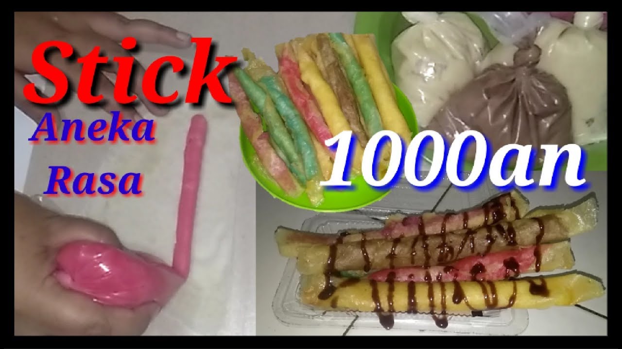 Ide jualan !!! Stick Aneka rasa | Cuma dari Terigu | jajanan 1000an ...