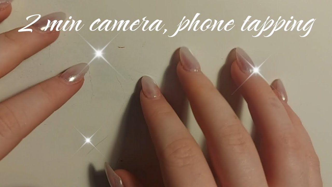 ASMR / 2 min camera, phone tapping {relax}🤍 - YouTube