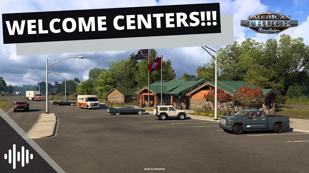 ARKANSAS DLC - WELCOME CENTERS & MORE! | American Truck Simulator (ATS ...
