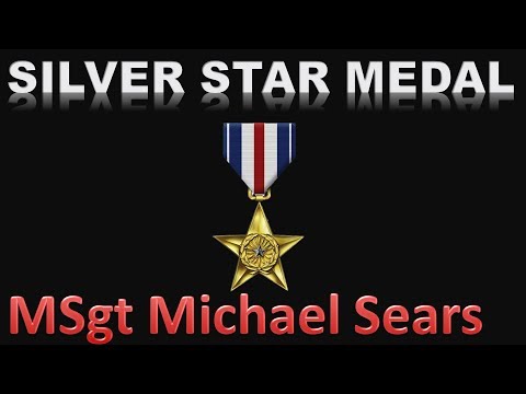Silver Star - Congratulations to MSgt Michael Sears - YouTube