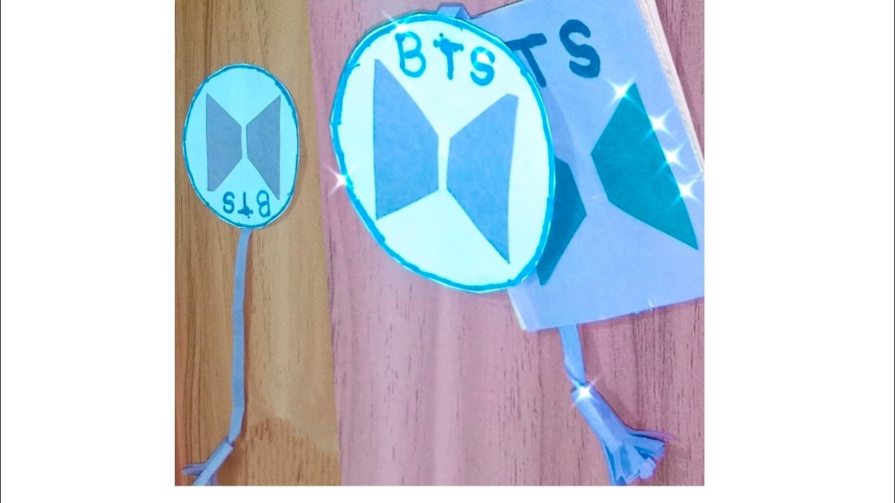 How to make BTS book mark at home / BTS craft ideas / book mark making ...