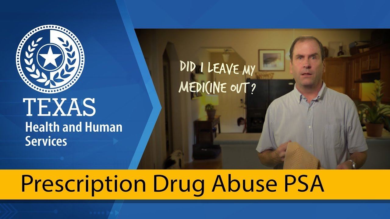 Drug Free Texas: English PSA - Dad Secure Meds - YouTube