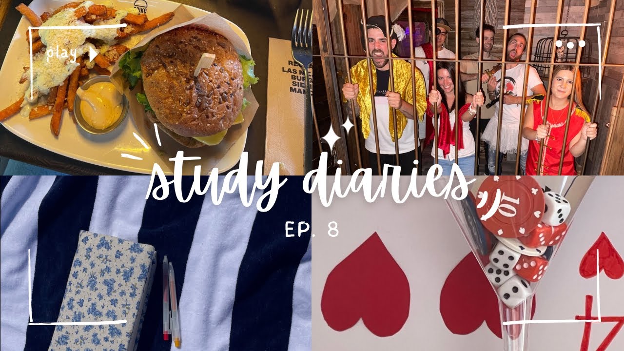 STUDY DIARIES EP.8 [preparando un cumple sorpresa y saliendo de la rutina 📚⭐️🎭🎧🤓] - YouTube