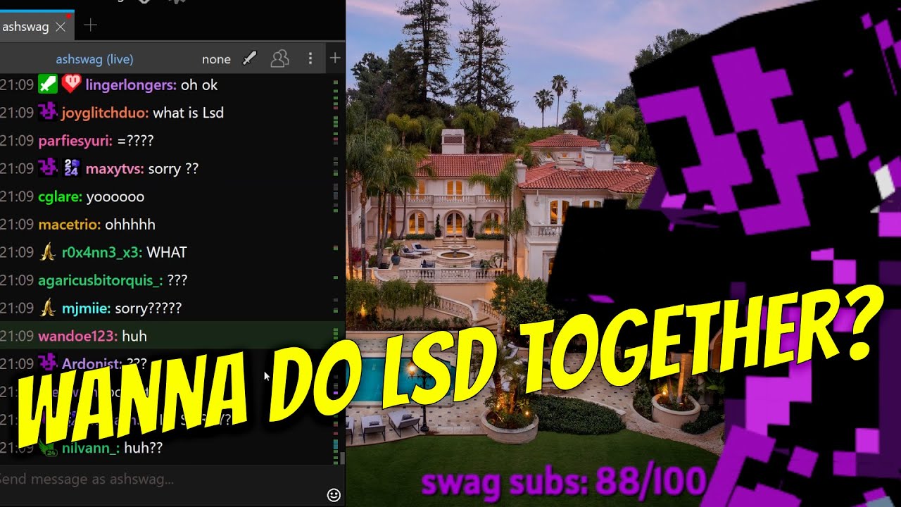 Ashswag and Leowook Try LSD - YouTube