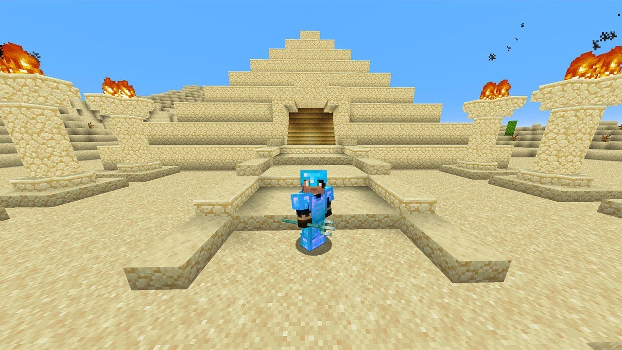 IK HEB EEN ENORME PIRAMIDE GEBOUWD IN MINECRAFT!! - YouTube