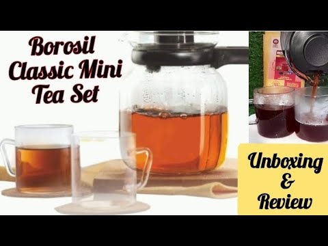 Borosil Classic Mini Tea Set Unboxing and Review #Borosil #Teaset - YouTube