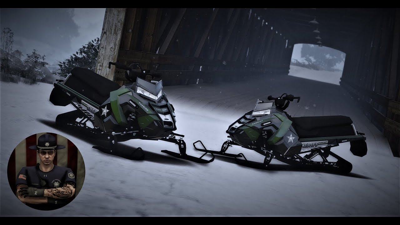 TrooperCorentin | Sheriff Snowmobile - YouTube