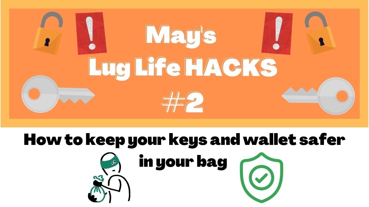 Lug Life Hack#2 - How To Secure Your Keys and Wallet - YouTube