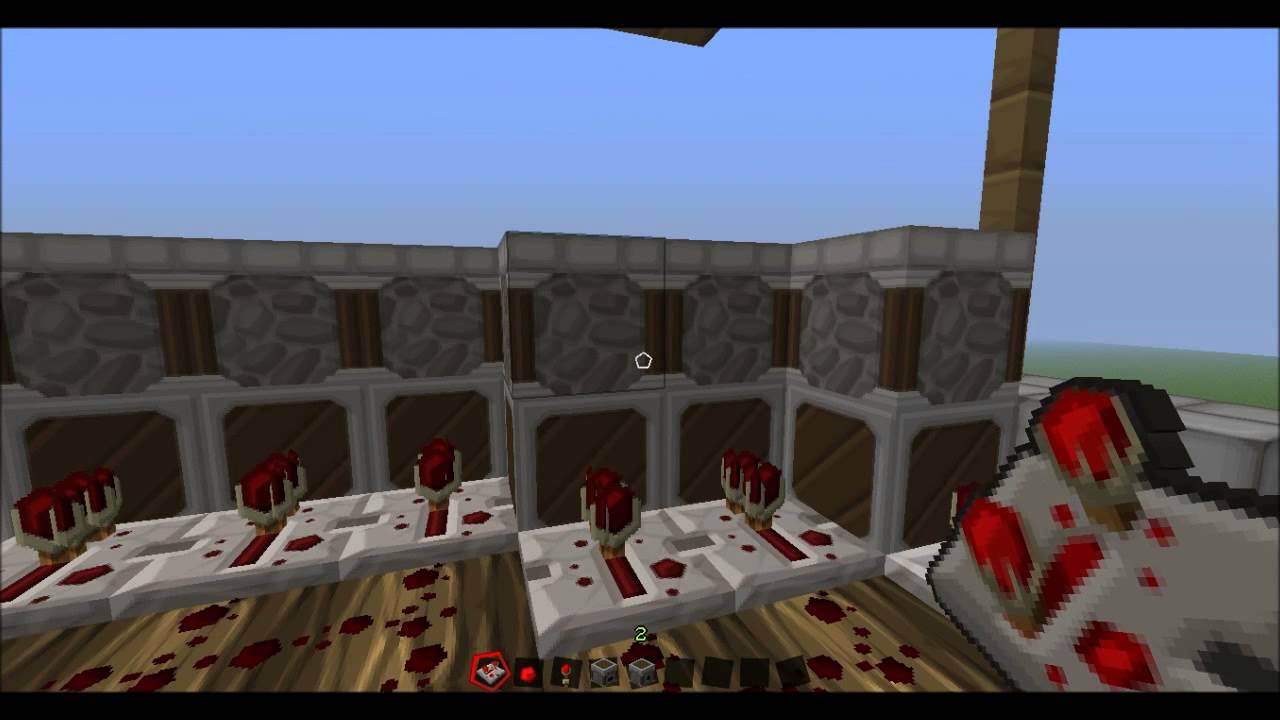 Minecraft Tutorials - Reloading Redstone Machine Gun (Version 1) 1.5.1 ...