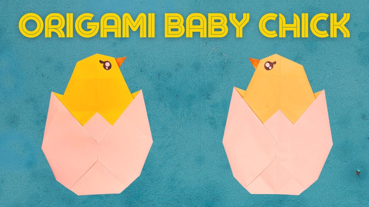 Origami Baby Chick | Easter Crafts - YouTube