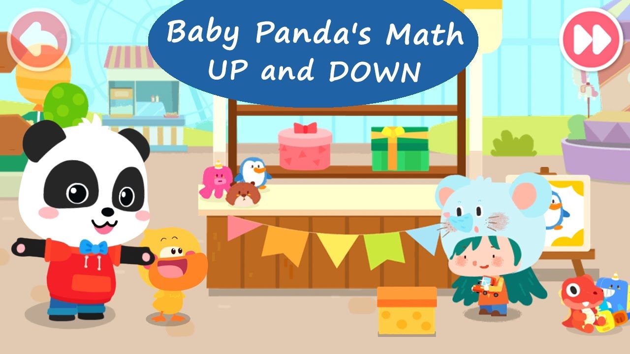 Baby Panda's World Of Math #6 - Learn the Concepts of Up and Down with ...