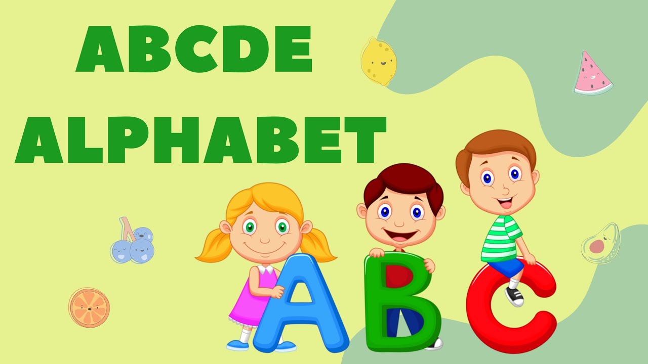 ABCDE Alphabet in English | Read and Write A to Z Kids Learning ...