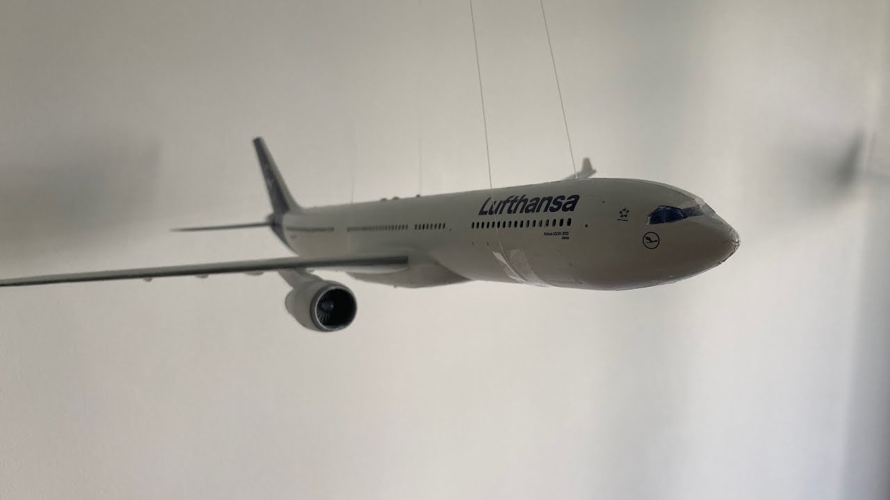 Revell Airbus A330-300 | Lufthansa Livery | building process - YouTube