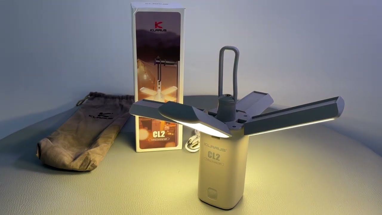 Klarus CL2 Campinglaterne und Powerbank - YouTube