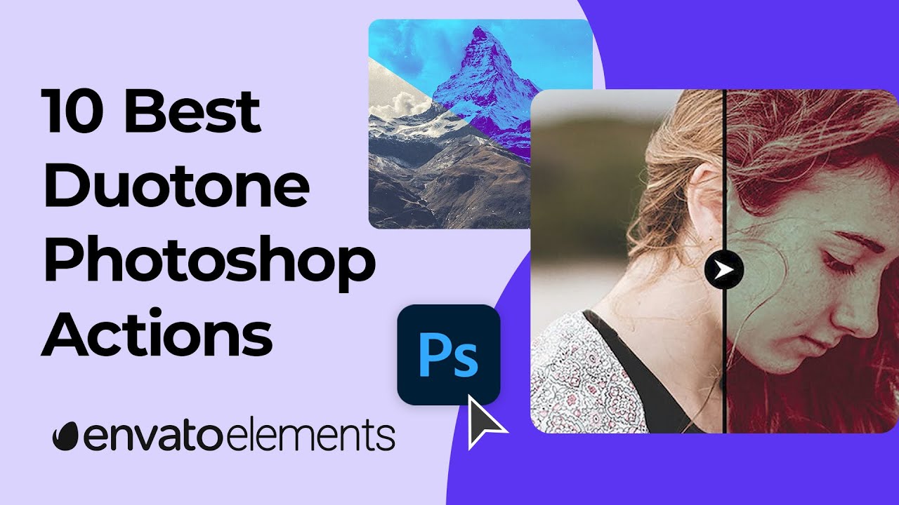 10 Best Duotone Photoshop Actions - YouTube