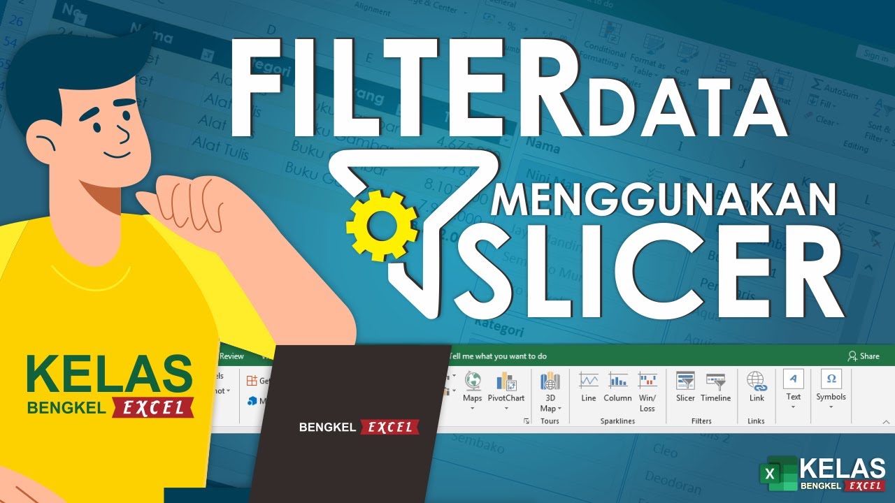Filter Data menggunakan SLICER - YouTube