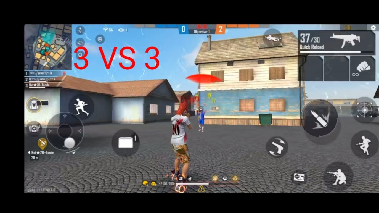 3 VS 3 CAUSTOM MATCH OP GAME PLAY GARENA FREE FIRE - YouTube