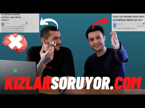 KIZLAR SORUYOR SİTESİNDEKİ EN SAÇMA SORULARI OKUDUK//Sevgilimin yüzünü yaladım!? CİDDİYETTEN UZAK #1