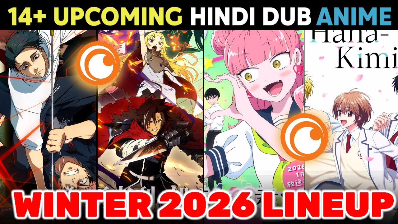 Upcoming Hindi Dub Anime Of Winter Season 2026 🔥 | New 14+ Hindi Dub ...