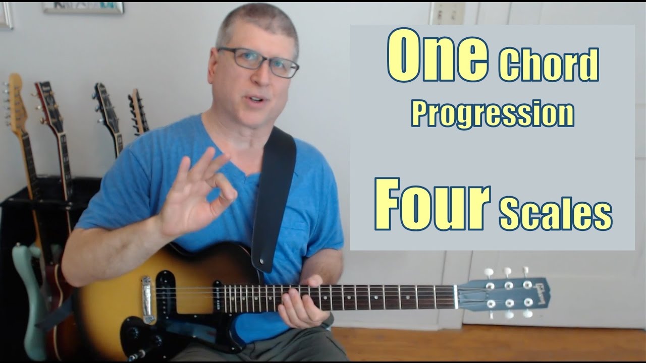 1 Chord Progression, 4 Guitar Scales, Infinite Possibilities - YouTube