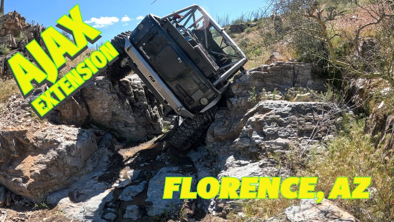 Arizona Rock Crawling on Ajax Extension (a.k.a. Upper Ajax Mine Trail ...
