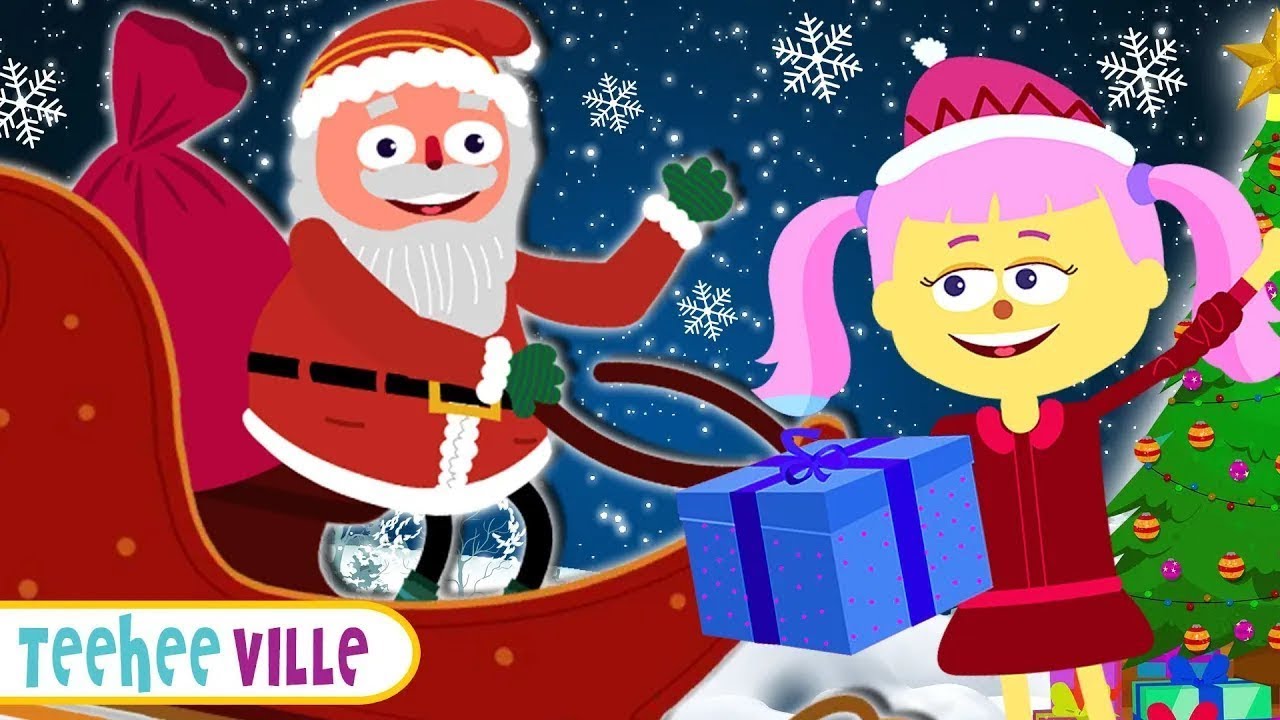 C'est Noël, le Père Noël est en route - Christmas Song For Kids | Santa ...