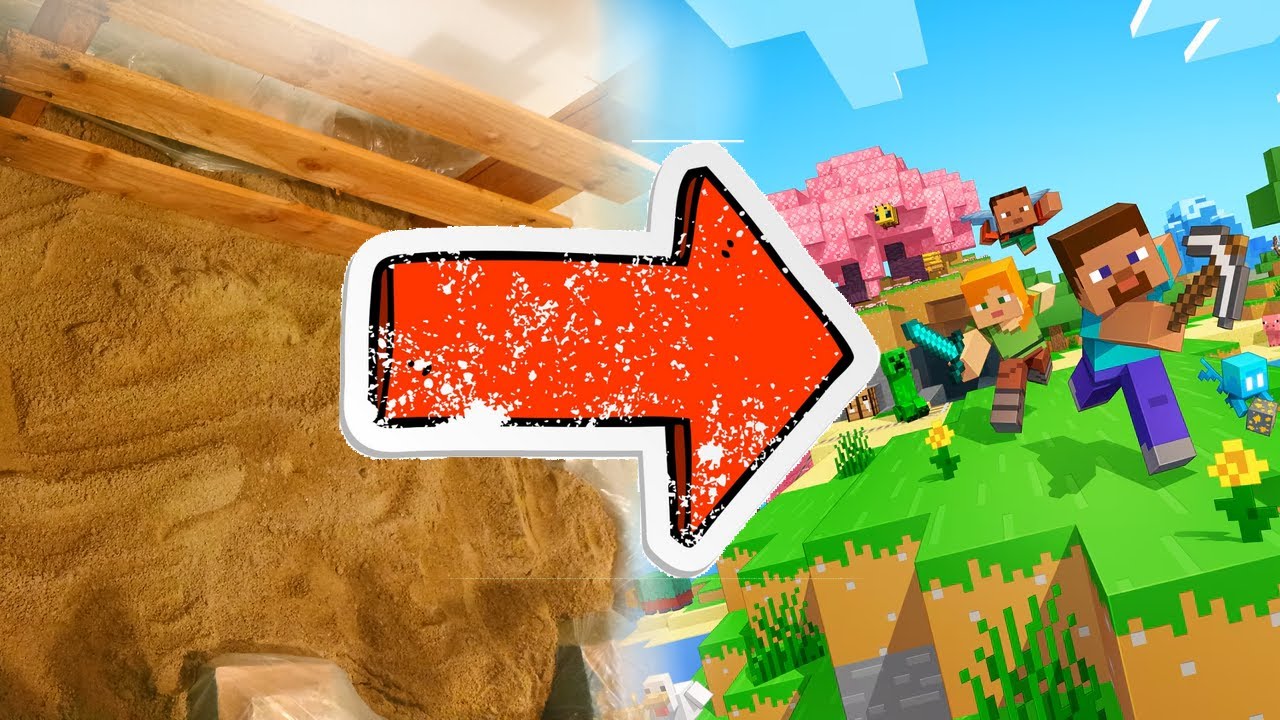 BAC À SABLE VERS MINECRAFT - YouTube