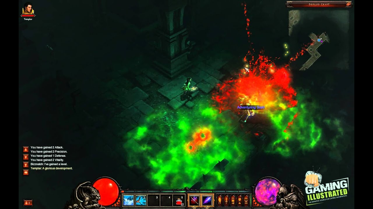 Diablo III Beta - Level 9 Mage - YouTube
