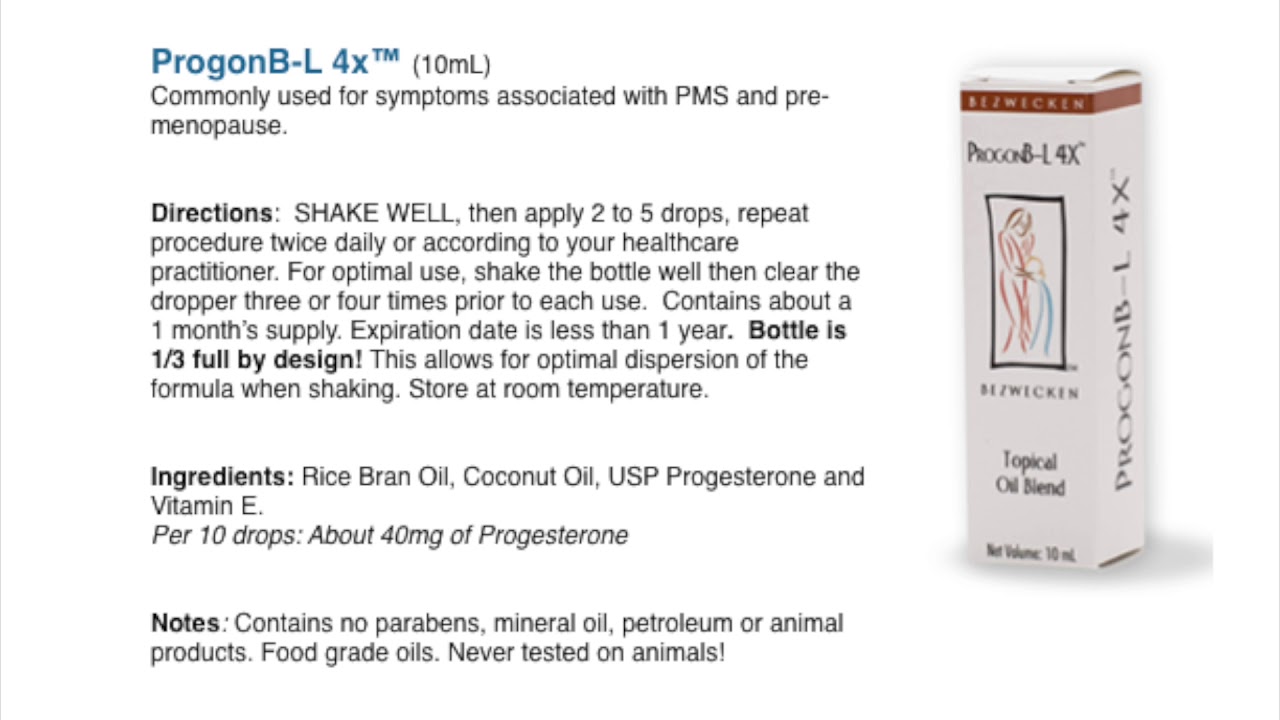 ProgonB-L 4x™ by Bezwecken | Auburn Naturopathic Medicine Products ...