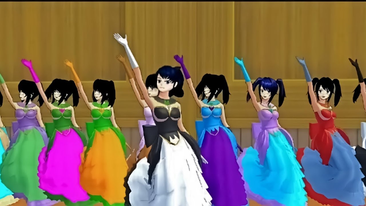 How to princes girls dance |Sakura schoolsimulator|Dance tutorial|Dance ...