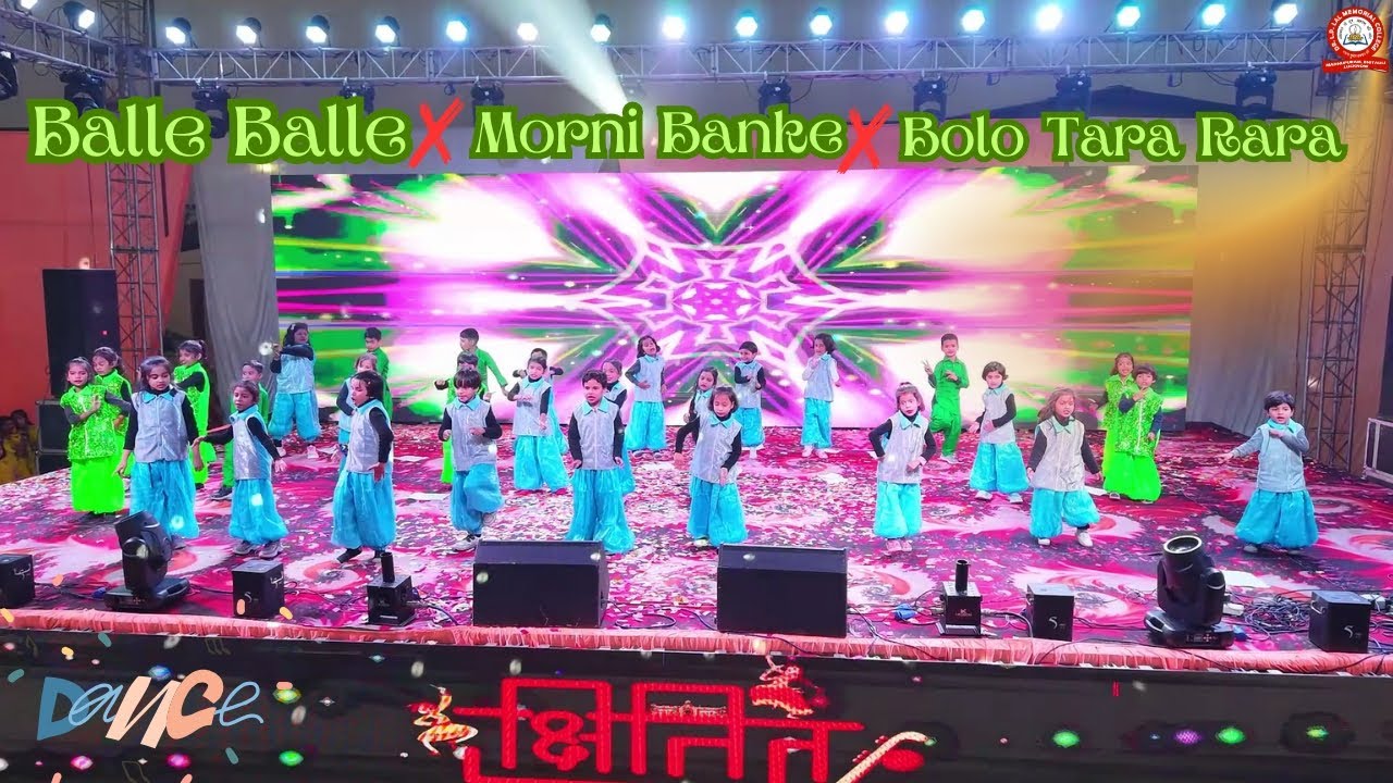 Adorable Kids Dance Performance || Balle Balle, Morni Banke & Bolo Tara ...