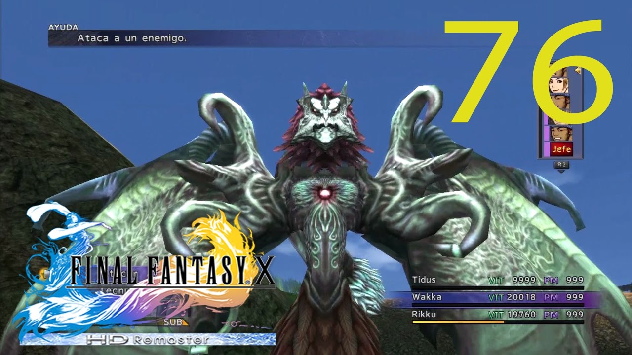 Guia Final Fantasy X HD Remaster - Cap 76 - Valefor Oscuro - YouTube