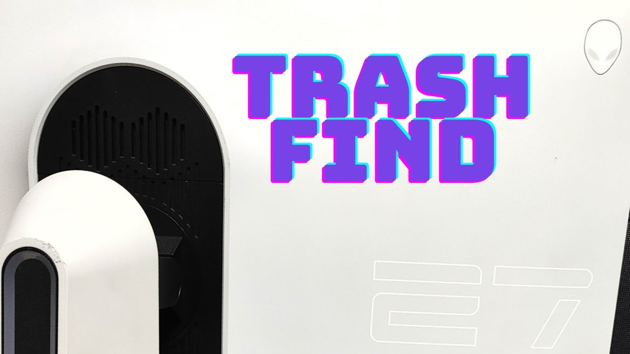 Can I fix this trash find Alienware 27in Gaming Monitor with a broken ...