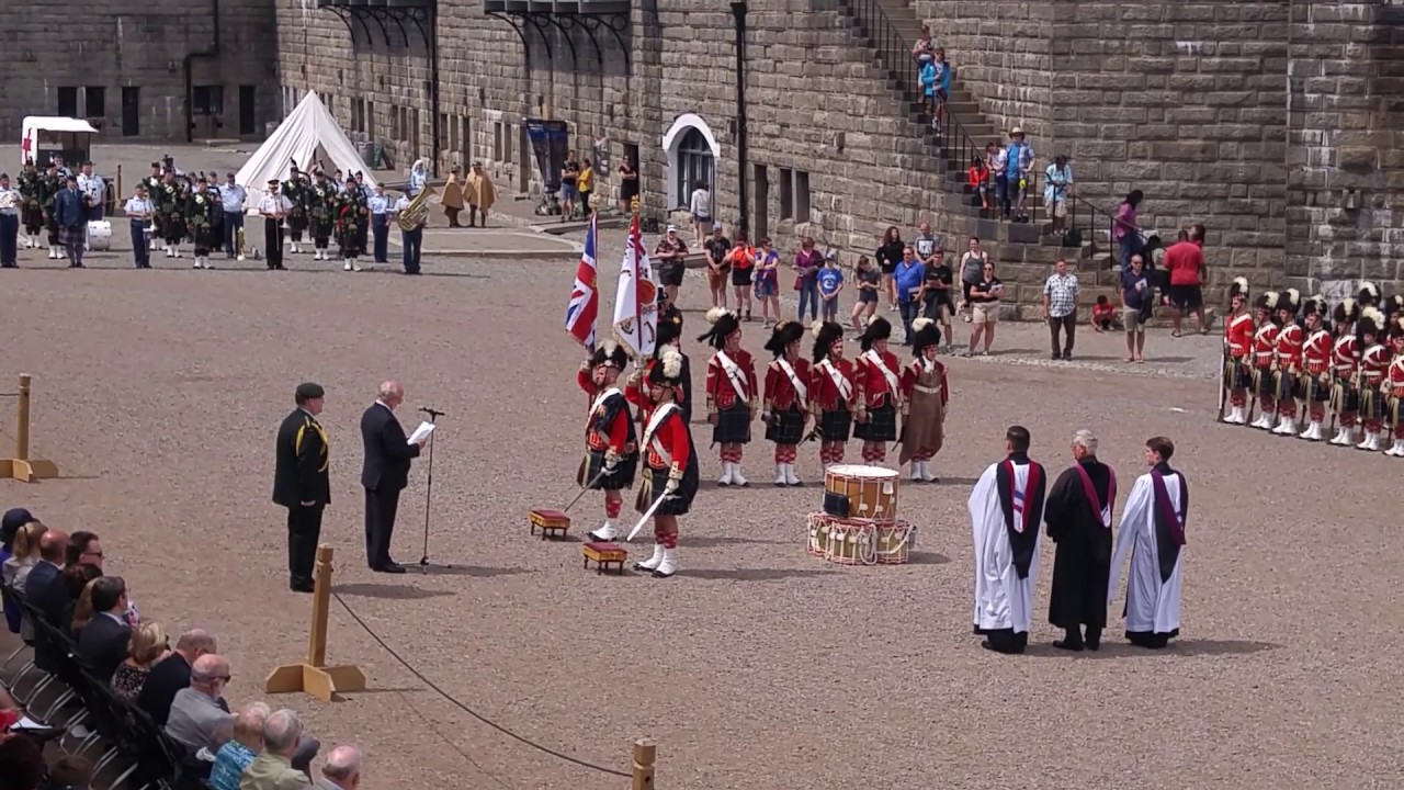 Presentation of New Colours to the 78th Highlanders - Part 2 - YouTube