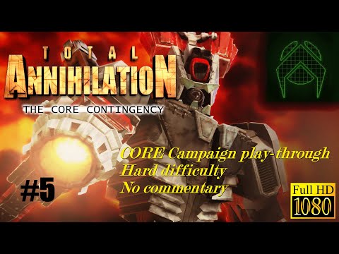 [Longplay, No Commentary] Total Annihilation: The Core Contingency (PC, 1998) Hard CORE Campaign