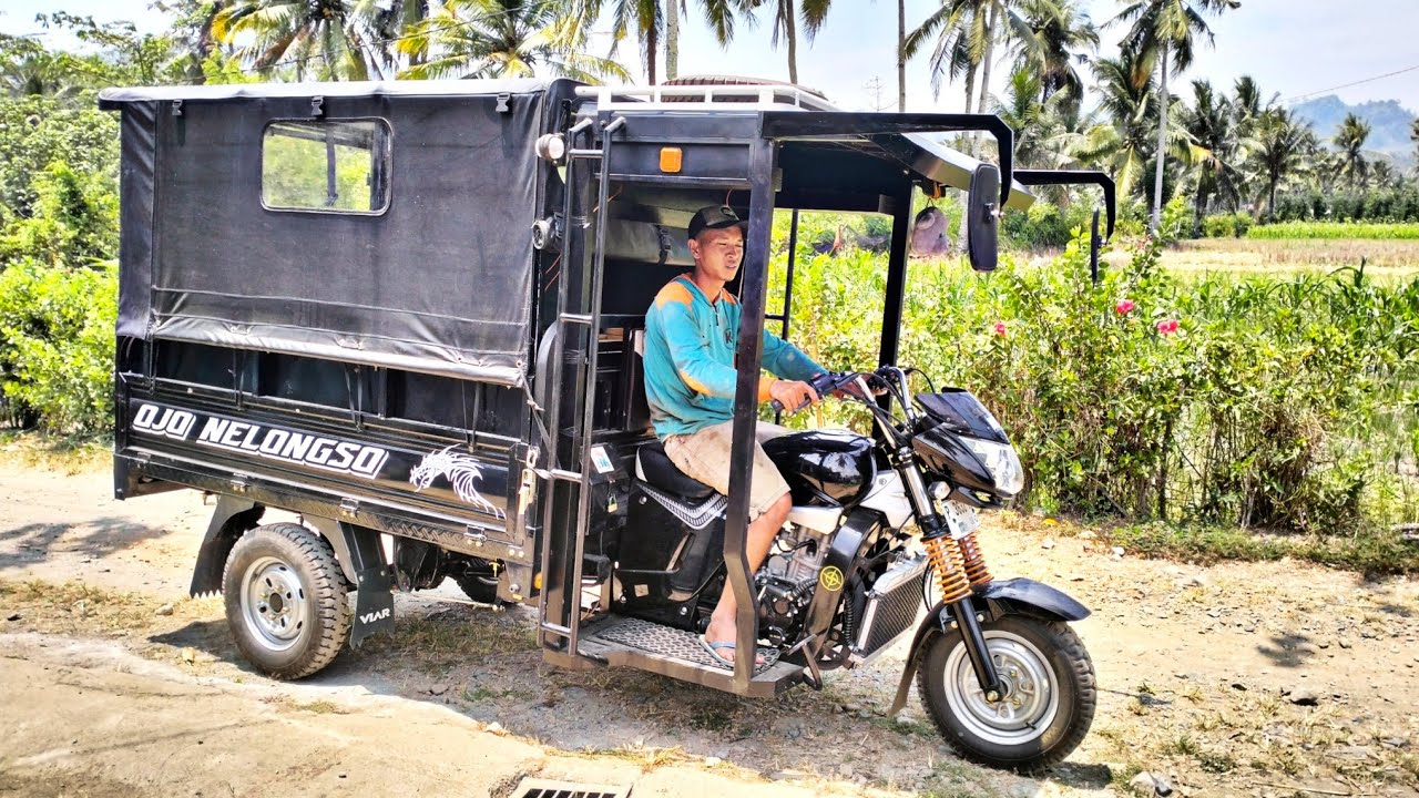 BARU KELUAR DARI DEALER LANGSUNG DI MODIFIKASI RODA 3 VIAR - YouTube