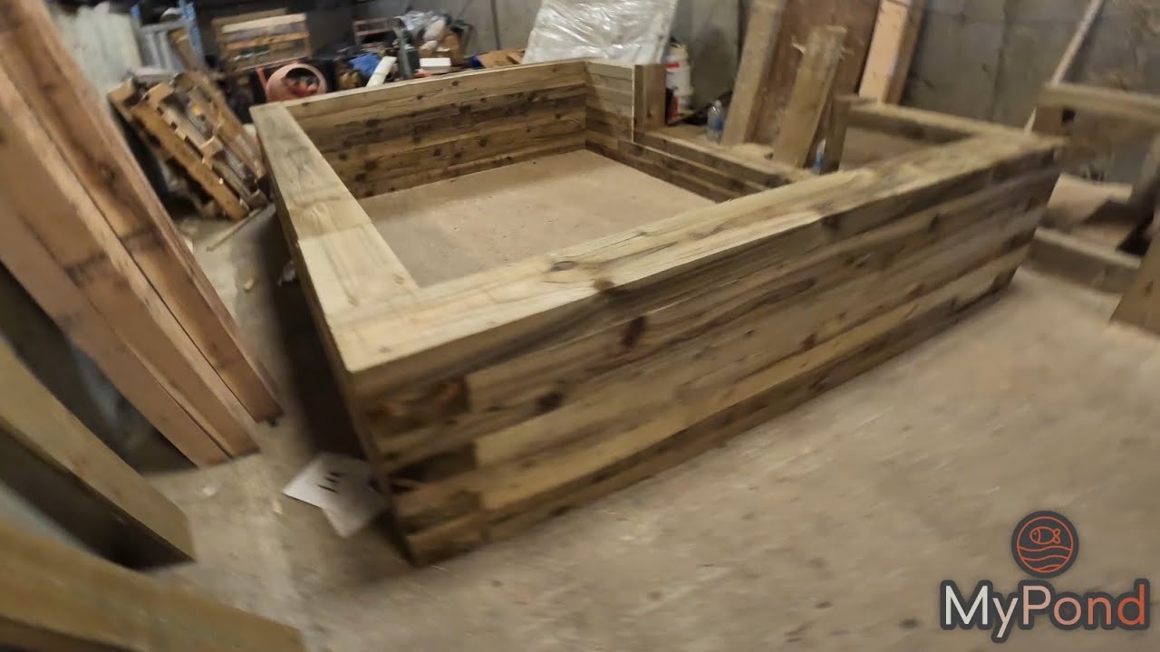 3 x 2.6m Railway Sleeper Pond Kit 80cm deep - CWD POND - First Kit of ...