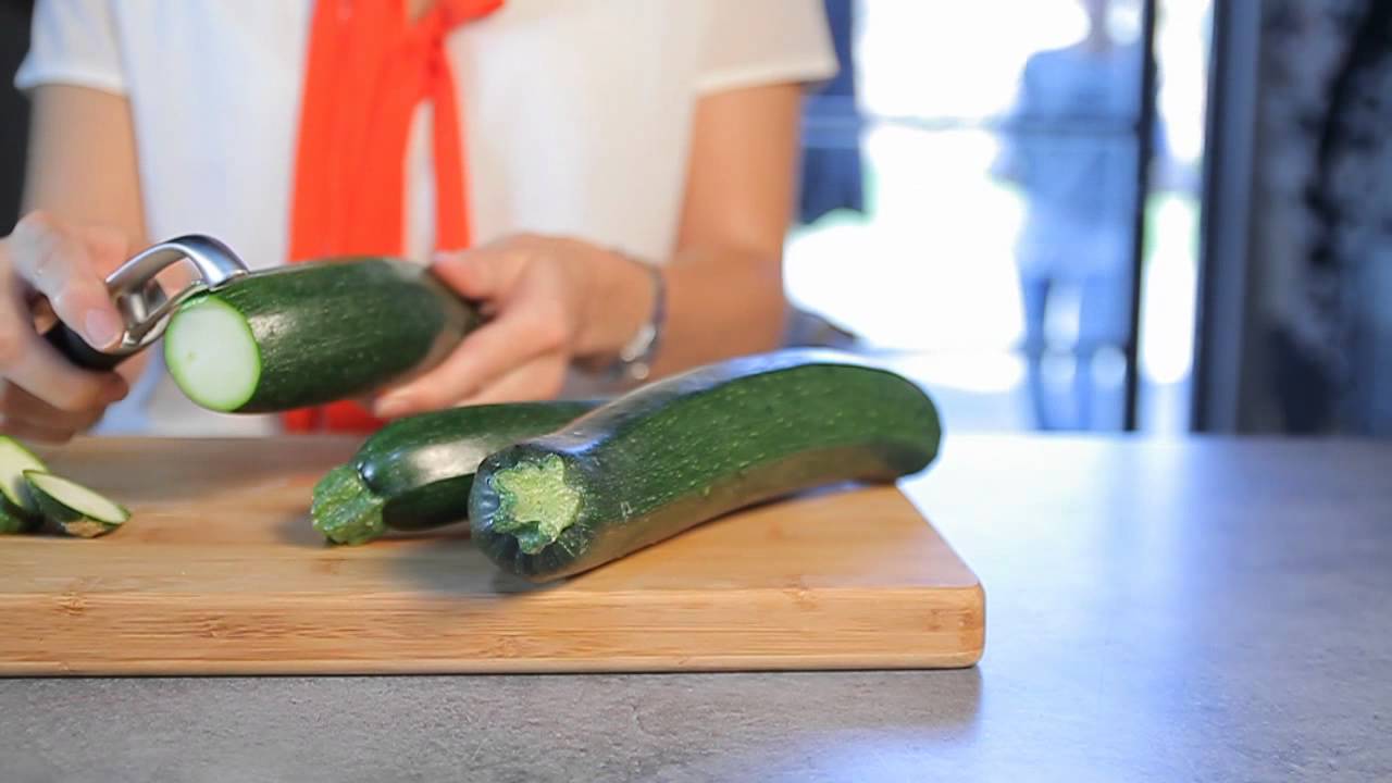 Bar entier à la vanille et aux tagliatelles de courgettes - YouTube
