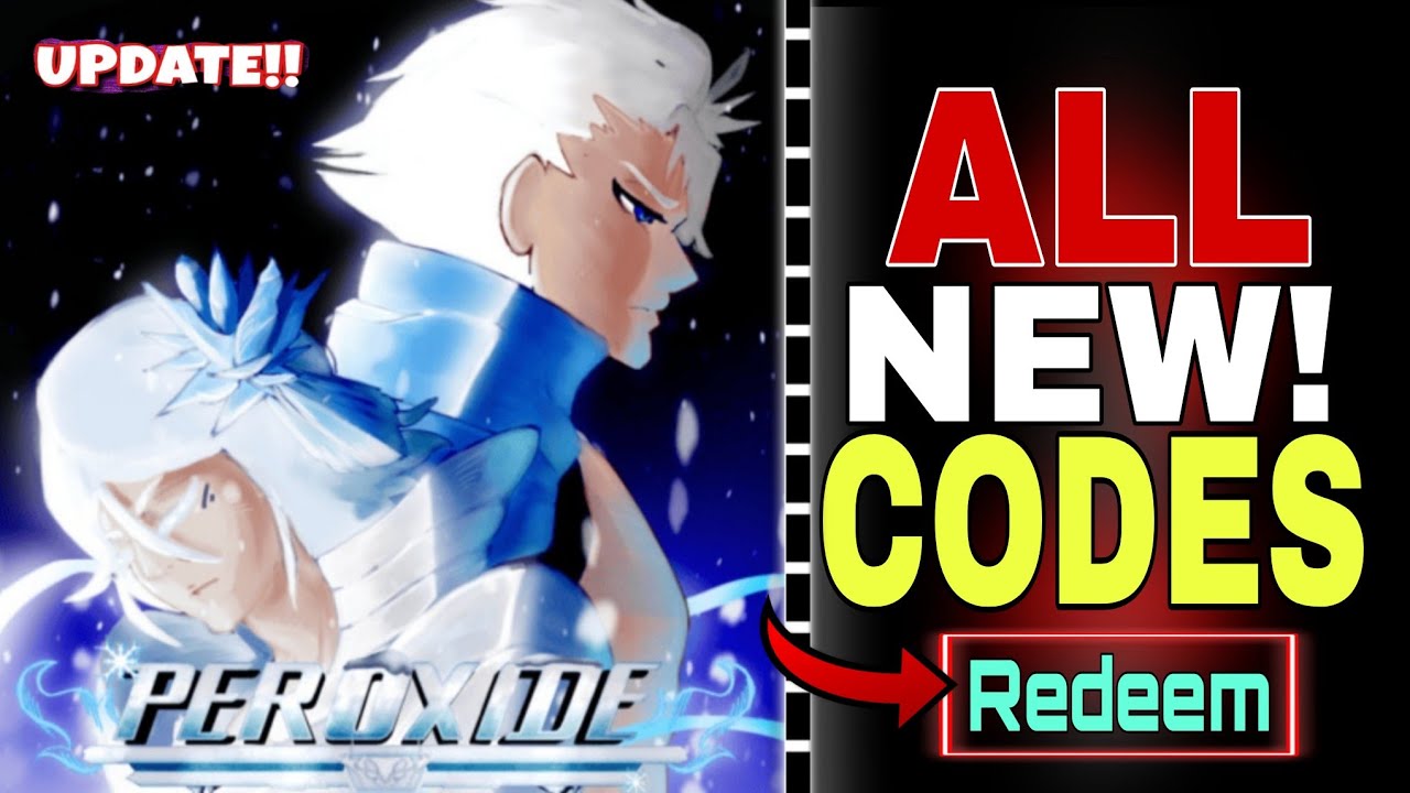 ALL NEW! PEROXIDE ROBLOX CODES 2026 - PEROXIDE CODES 2026 [ROBLOX ...