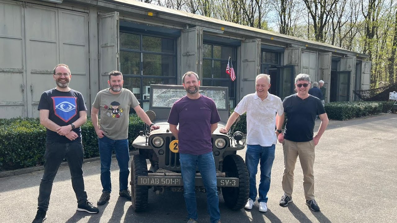 A Ride in a Willys Jeep at 101st Drop Zones, Netherlands!! Hilarious ...