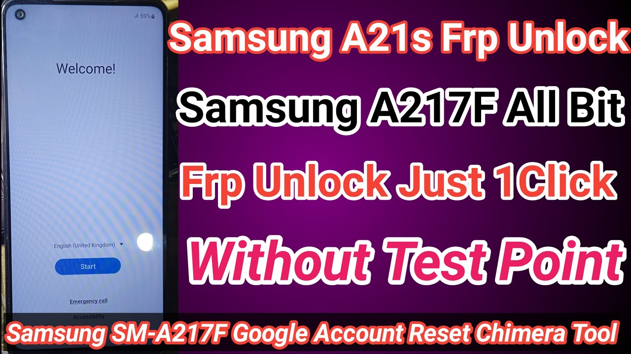Frp Bypass Samsung Galixy A21s | All Samsung Frp Bypass Chimera Tool ...