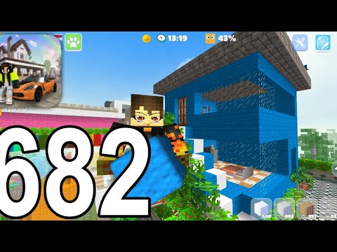 School Party Craft - New Update: Simple Blue House - Gameplay ...
