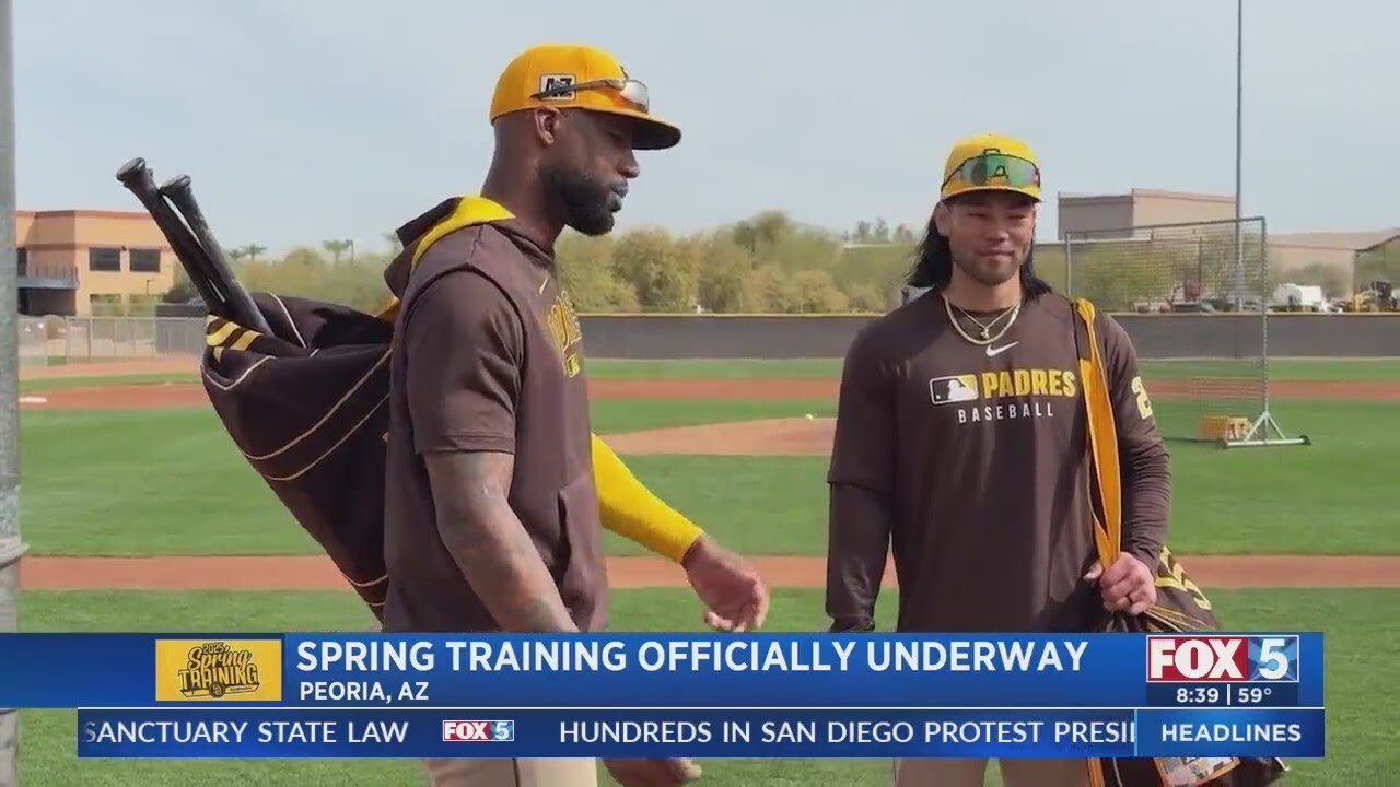 Padres Spring Training underway - YouTube
