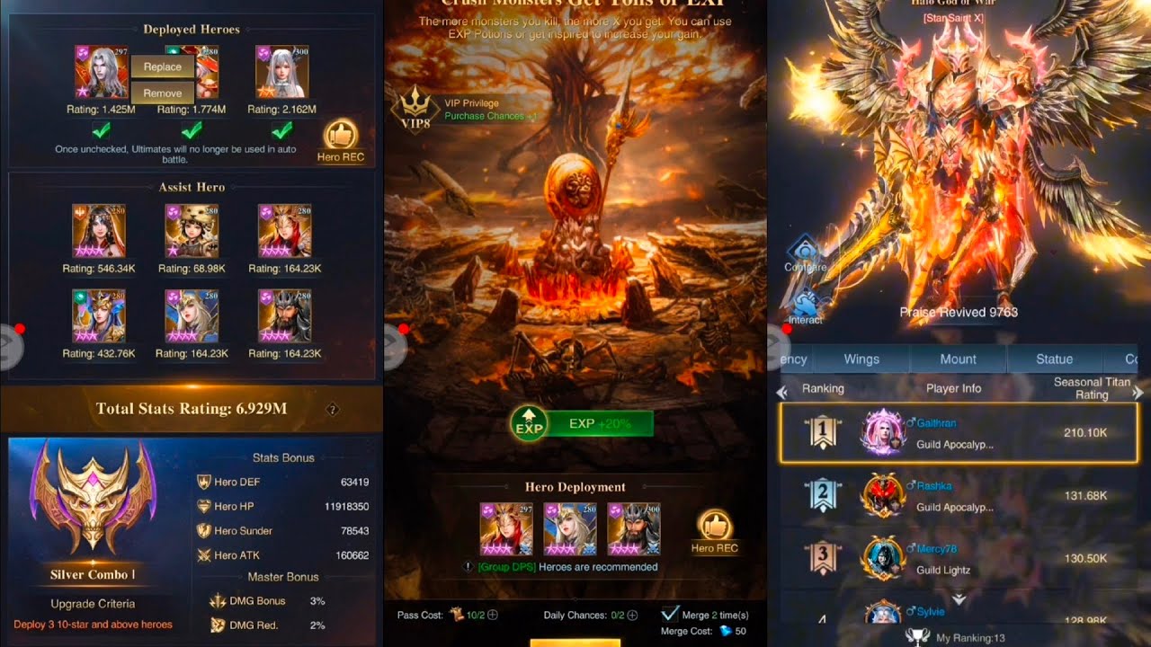 Devil Athena: Dark Olympus Gameplay My Best Hero Replacement For ...