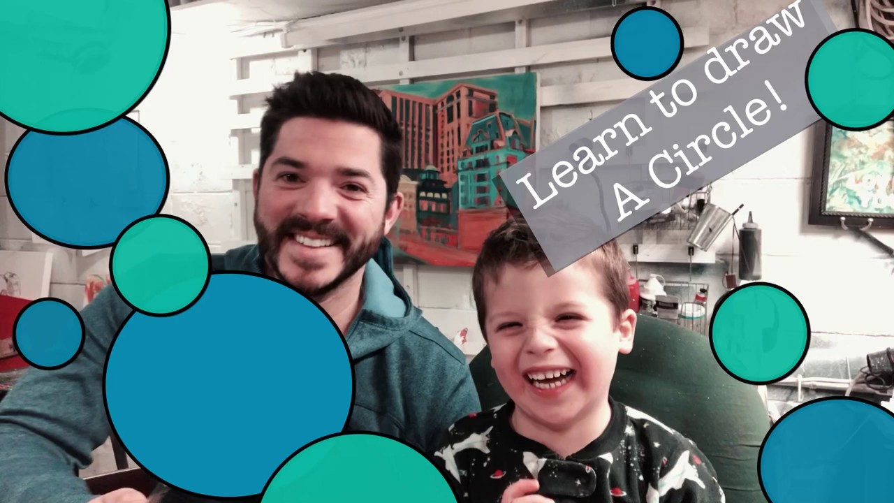Learn to Draw a Circle! (Pre-K and Toddlers) - YouTube