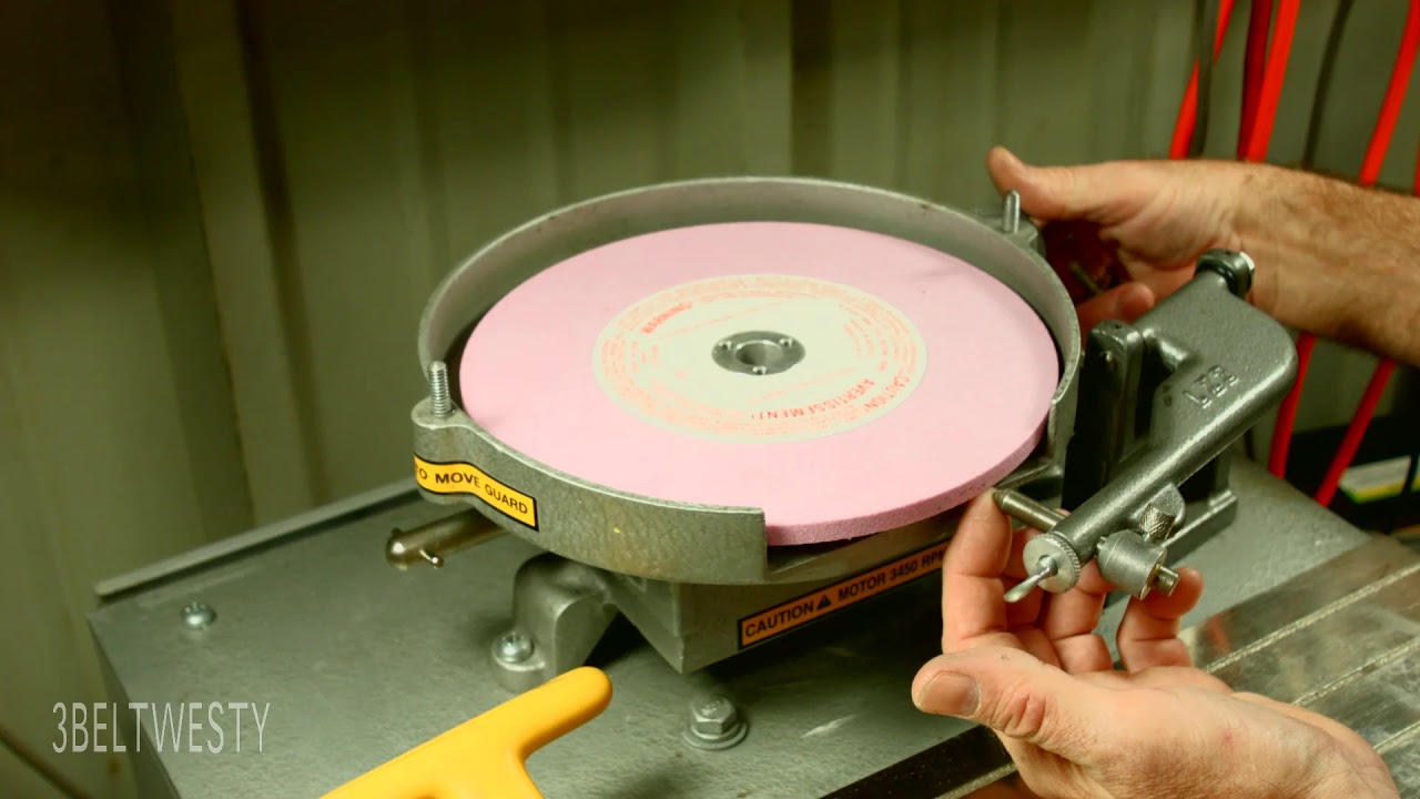 EZ Sharp disk replacement skate sharpener - YouTube