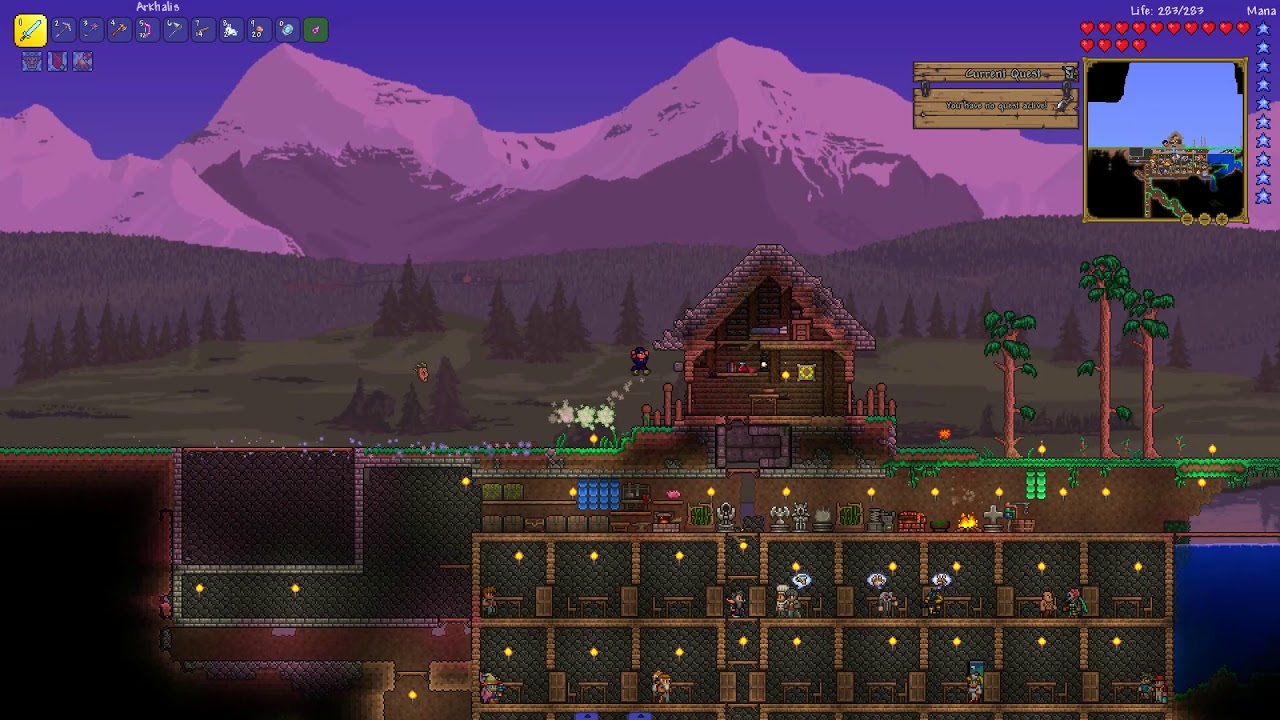 Slimes are Falling from the Sky ~ Ep. 20 ~ Modded Terraria - YouTube